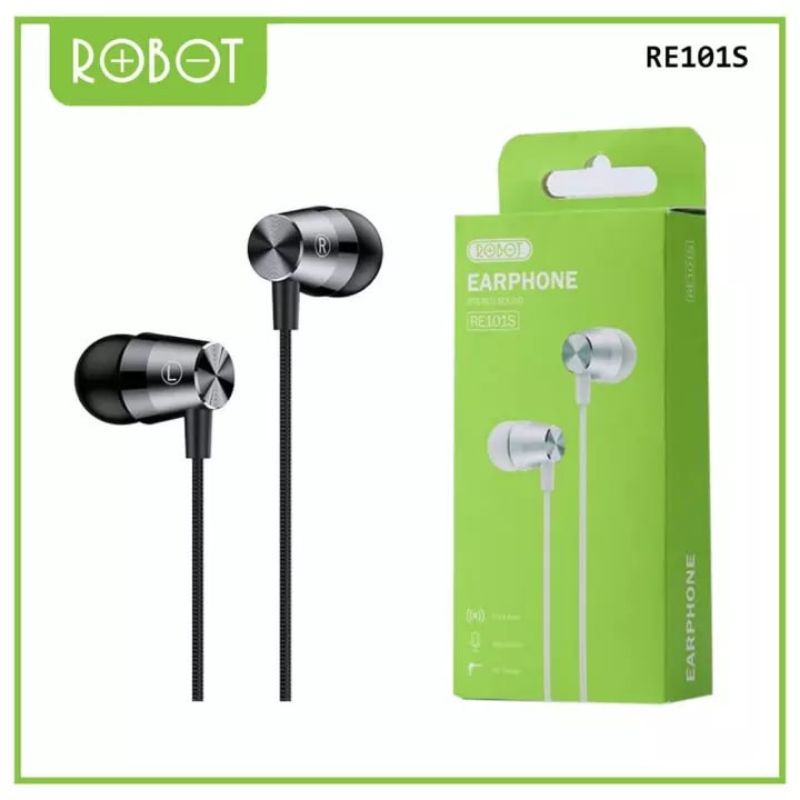 Jual Headset ROBOT RE101S Stereo Sound Earphone ORIGINAL | Shopee Indonesia
