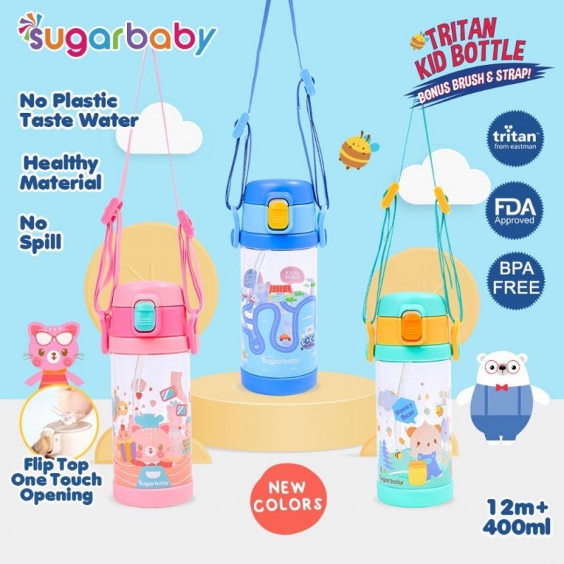 Jual Sugar baby Tritan Kids Bottle 400 ml Botol Minum Anak Sugarbaby | Shopee Indonesia