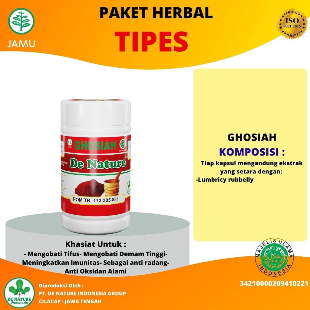 Jual GHOSIAH Ekstrak Cacing Tanah / Obat Tifus /Tipes / Typhus sangat ...