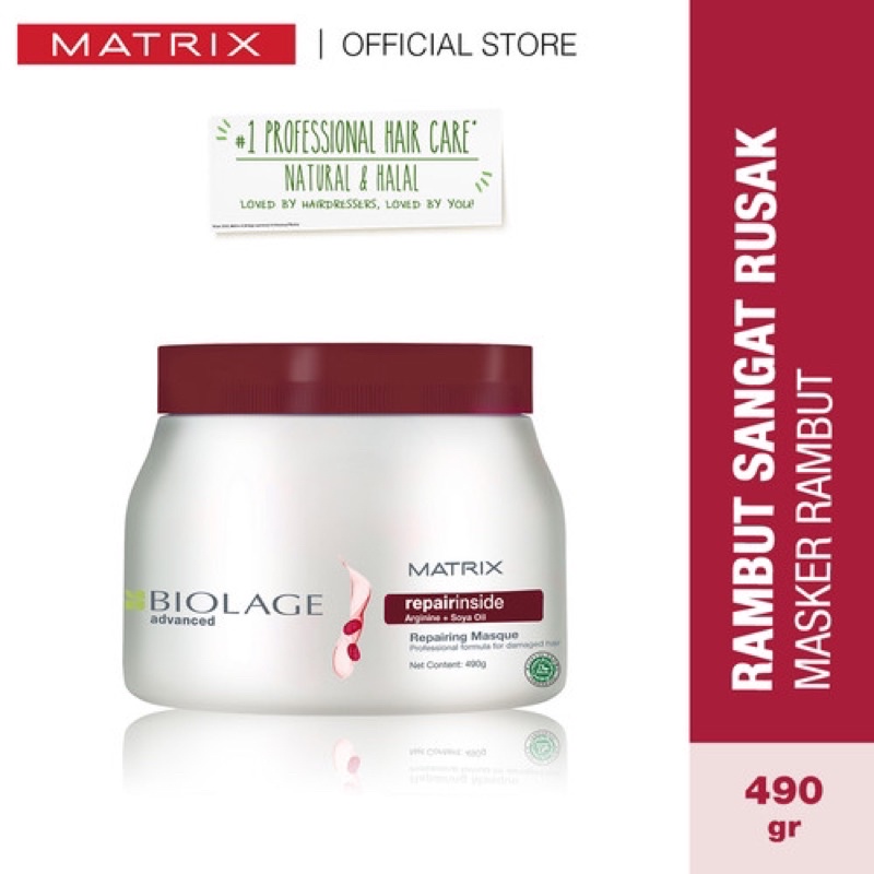 Jual MATRIX BIOLAGE REPAIRINSIDE MASK 490ml | Shopee Indonesia
