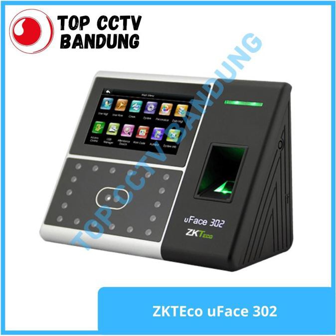 Jual Best Seller] Mesin Absensi Zkteco Tipe Uface 302 (Finger, Proxy, Face Detection) | Shopee ...
