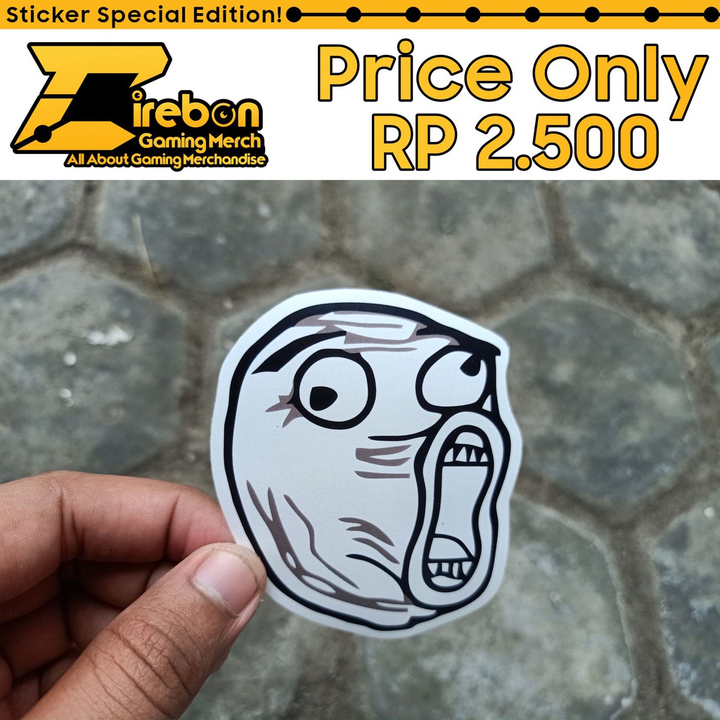 Jual Sticker Stiker Meme Face Monyong | Shopee Indonesia