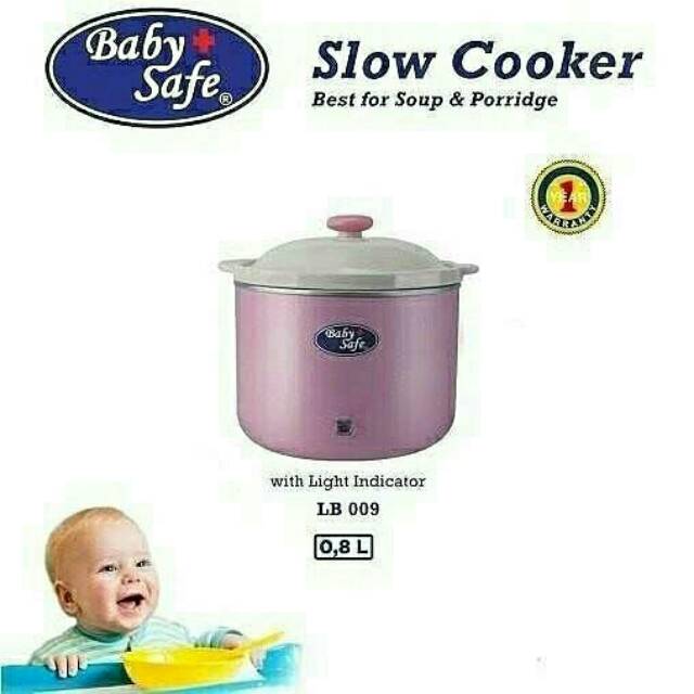 Jual BABY SAFE BABY SLOW COOKER 0,8L WITH LIGHT INDICATOR [LB009 ...