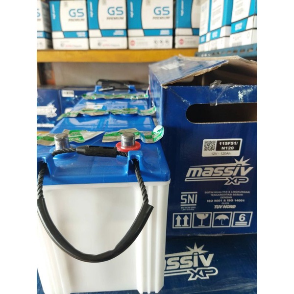 Jual AKI BASAH MASSIV XP N120 12V120AH 115F51 BATTERY KAPAL GENSET ...