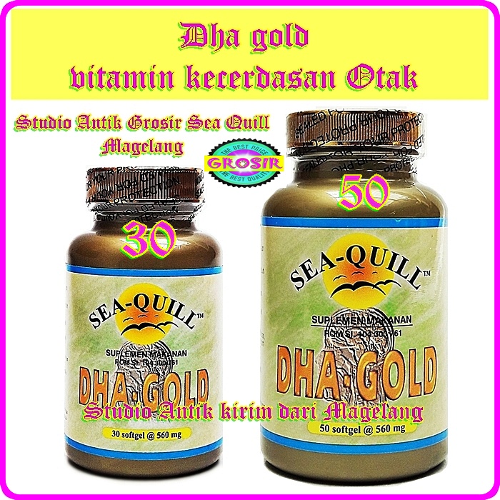 Jual SEA QUILL DHA GOLD 30 - DHA GOLD 50 - 17751 - Dha Gold 30 ...