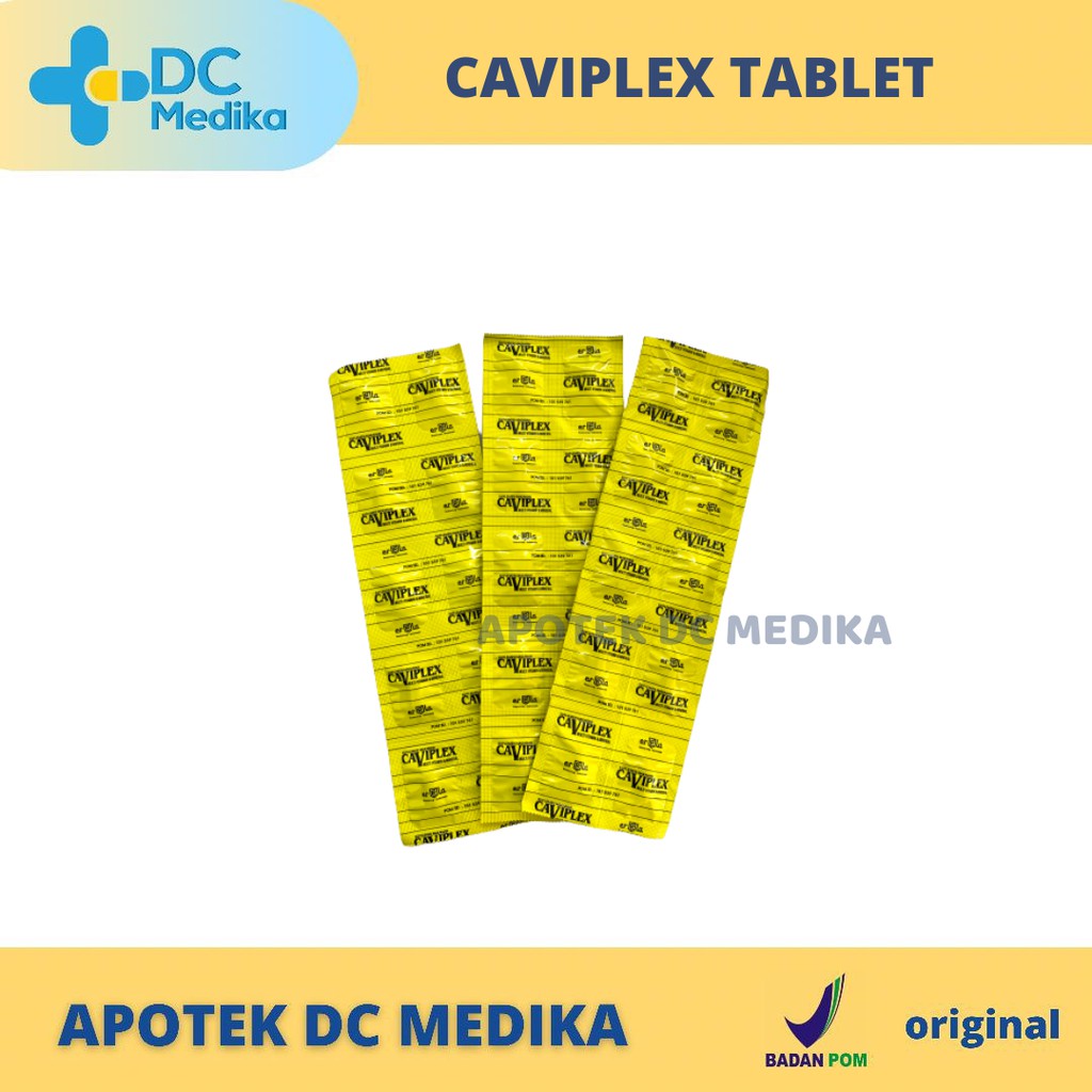 Jual CAVIPLEX TABLET / VITAMIN DAN MINERAL / VITAMIN C / ZINC | Shopee ...