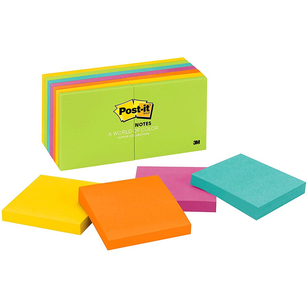 Jual sticky note post it 654 AC notes 3M 3x3 100 sheets | Shopee Indonesia