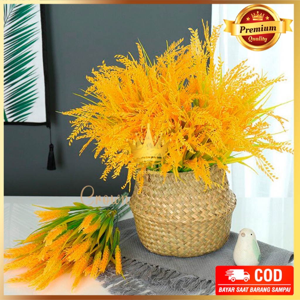 Jual Aksesoris Padi Cabang 7 Tiruan Padi-Padian Bunga Padi Artificial ...