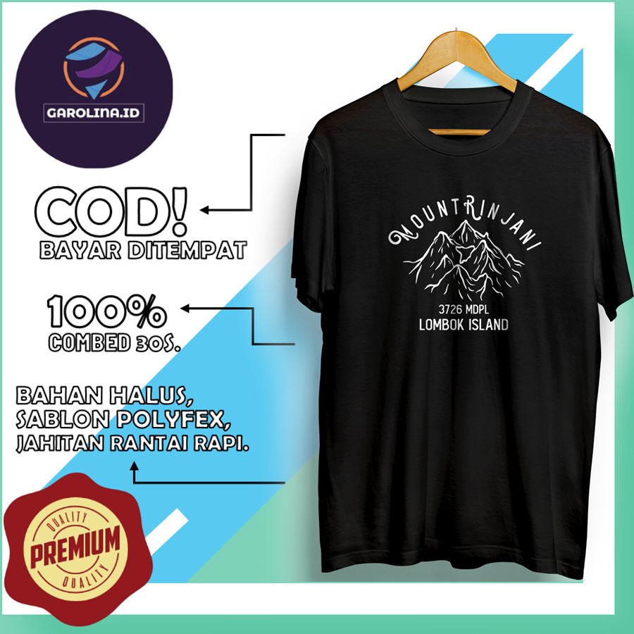 Jual Baju Kaos Pria Distro Cotton Combed 30s Bergambar Outdoor Mount ...