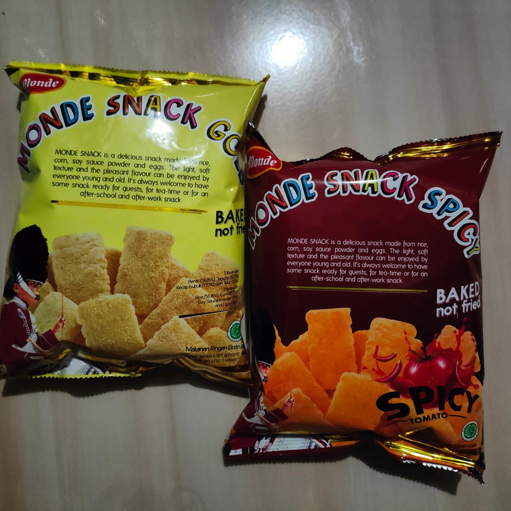 Jual Monde Snack Gold/Spicy 60 gr | Shopee Indonesia