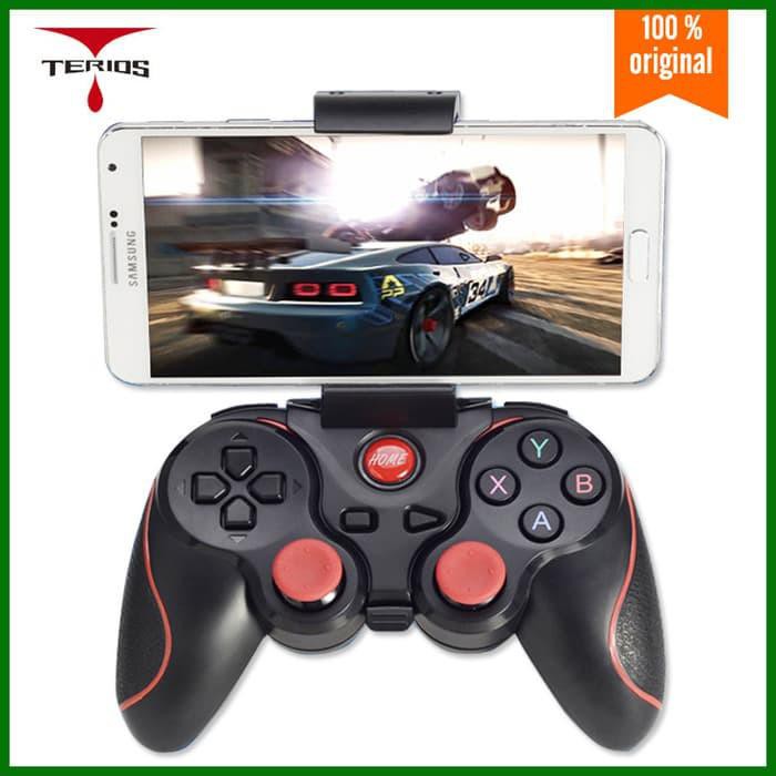 Jual Gamepad Bluetooth Controller For Android Terios T3 With Holder ...
