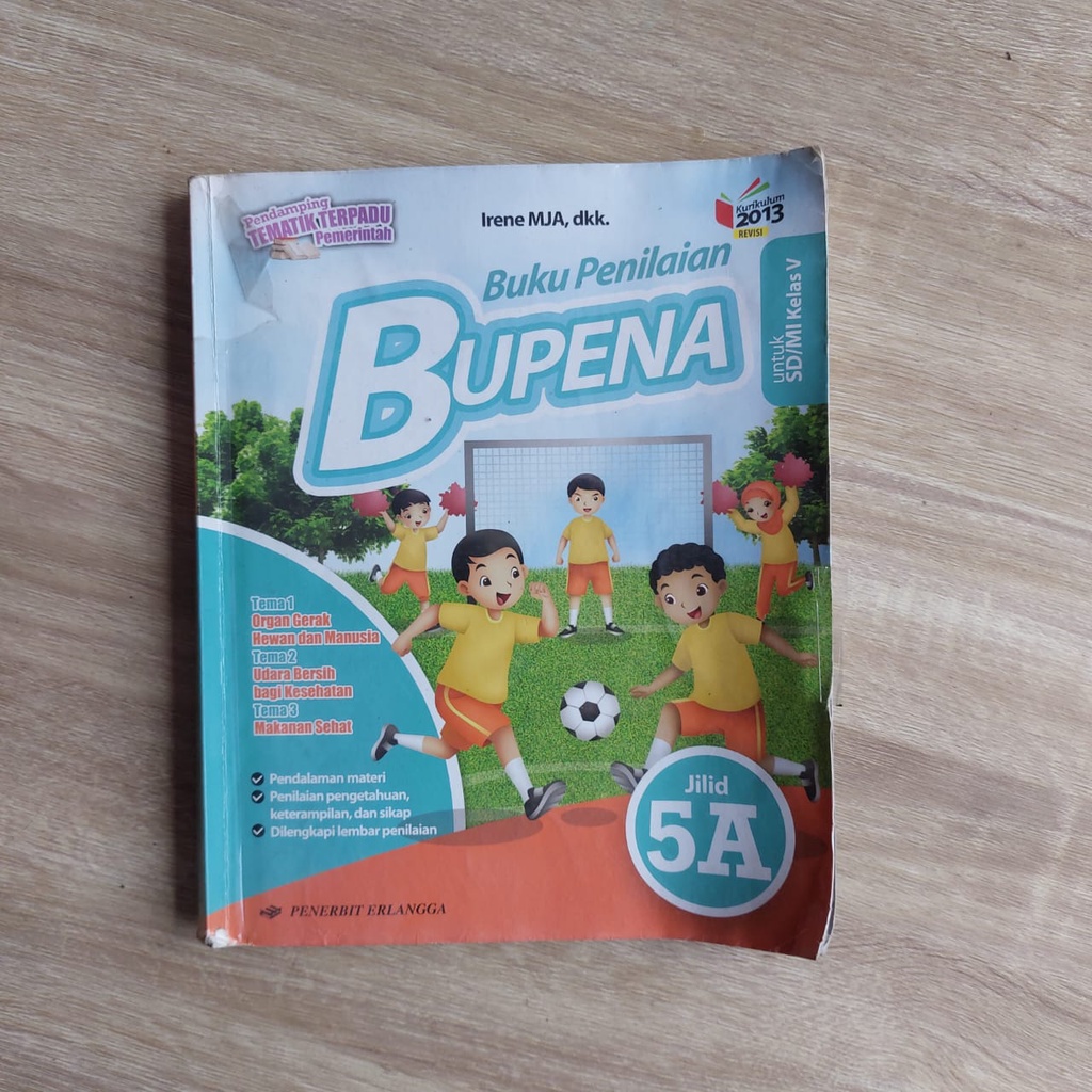 Jual BUKU PENILAIAN BUPENA UNTUK SD/MI KELAS 5 JILID 5A PENERBIT ERLANGGA | Shopee Indonesia
