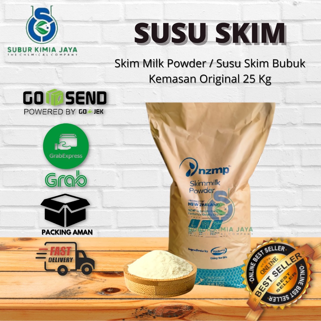 Jual Skim Milk Susu Powder Newzealand / susu skim bubuk 25 KG | Shopee ...