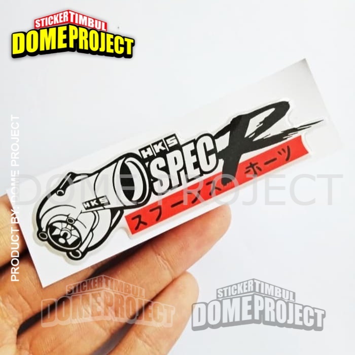 Jual STIKER MOTOR TIMBUL EMBLEM HKS SPEC R AKSESORIS AESTHETIC KEREN ...