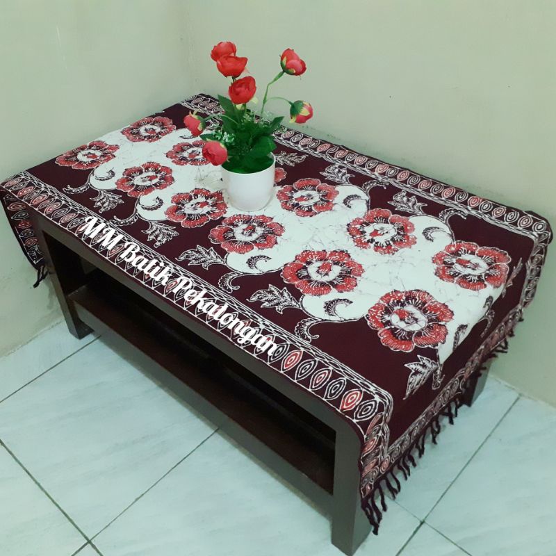 Jual Taplak Meja Batik Loper Remekan Ronce Batik Cap | Shopee Indonesia