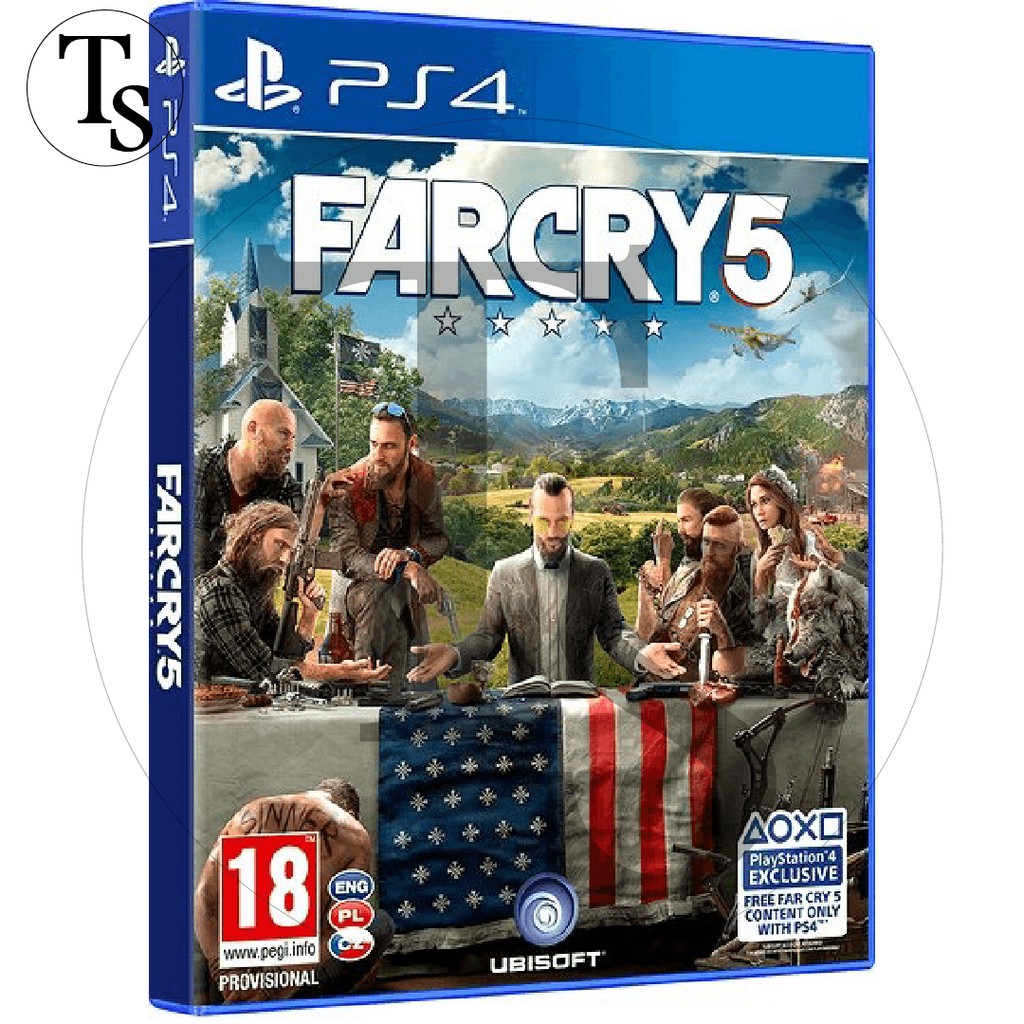 Jual PS4 Farcry 5 - PS 4 Far Cry 5 - BD PS4 Farcry 5 Original | Shopee ...