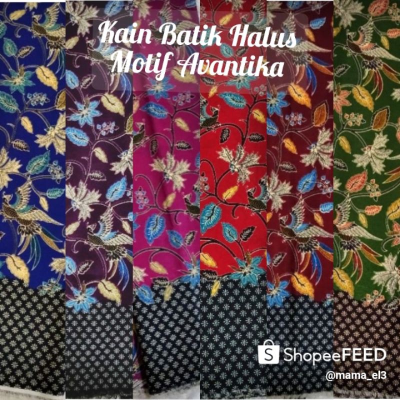 Jual 2 meter Kain Batik Halus motif Avantika, Kain Batik Bali | Shopee ...