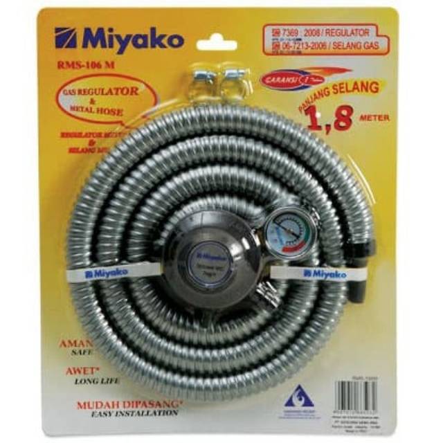 Jual Miyako RMS-206M Regulator / Selang Gas | Shopee Indonesia