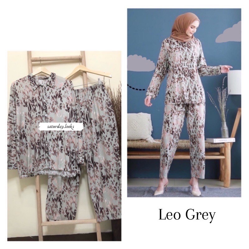 Jual Piyama One Set Motif Kekinian Jumbo ( Pajamas One Set Motif Size ...