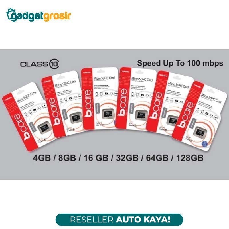Jual Bcare Micro SD 100mbps Class 10 4GB 8GB 16GB 32GB 64GB 128GB 256GB ORIGINAL Memory Card ...