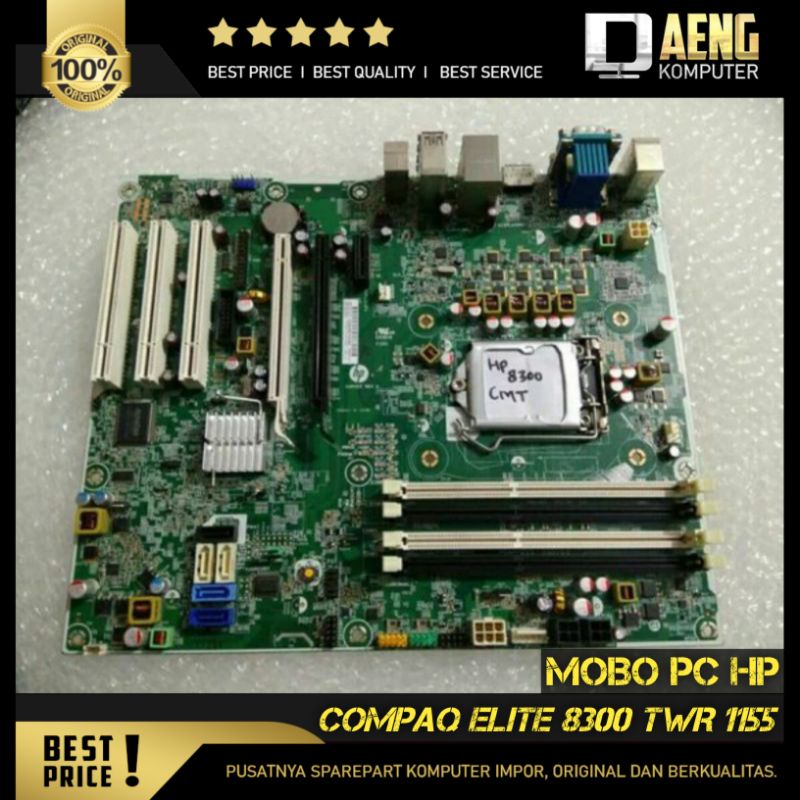 Jual MOBO PC Motherboard HP build up Hp compaq Elite 8300 TWR 1155 ...