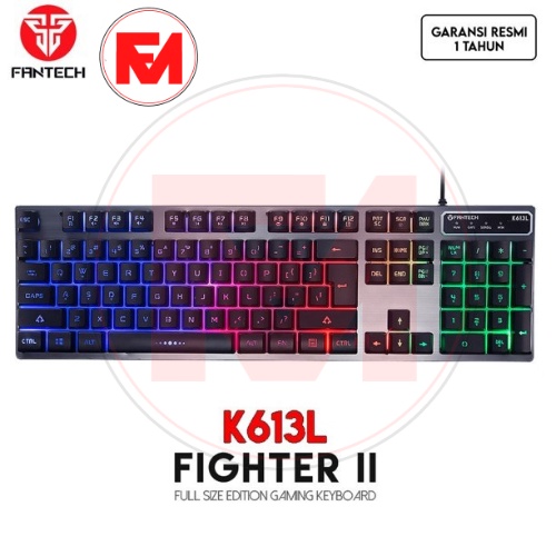 Jual FANTECH FIGHTER II K613L - RGB Gaming Keyboard BLACK | GARANSI ...