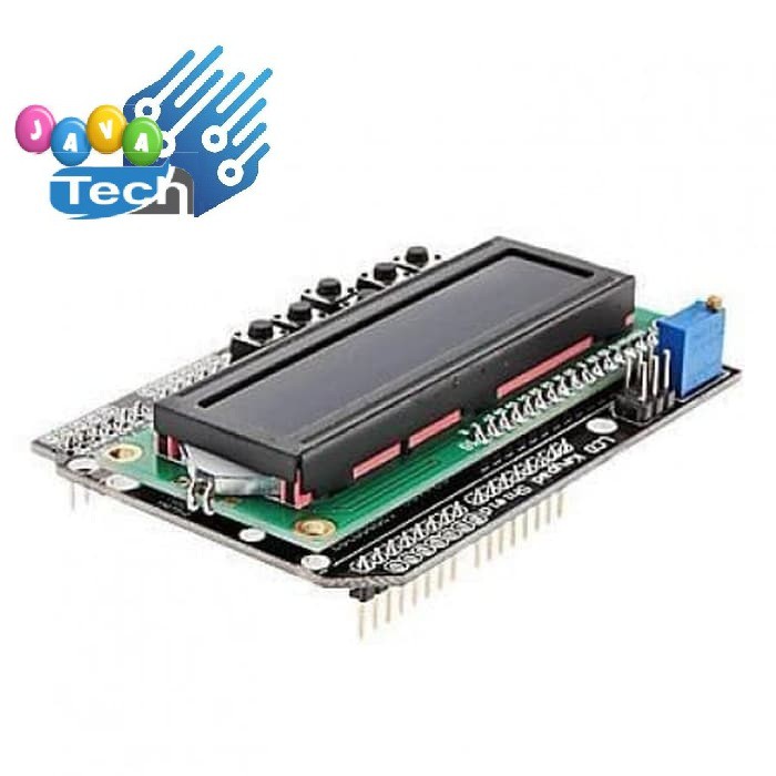 Jual LCD 1602 & Keypad Shield Module White On Blue Compatible for Arduino | Shopee Indonesia