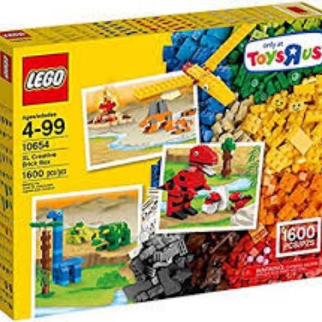 Jual LEGO 10654 CLASSIC XL Creative Brick Box - Istana Mainan | Shopee ...