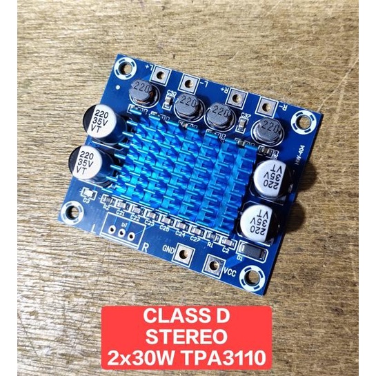 Jual Kit Power Amplifier Stereo Class D XH-A232 2x30w TPA3110 TPA 3110 ClassD | Shopee Indonesia