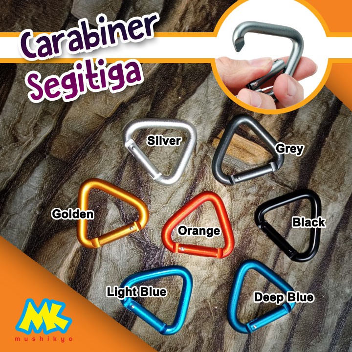 Jual Karabiner Segitiga - Triangle Carabiner | Shopee Indonesia