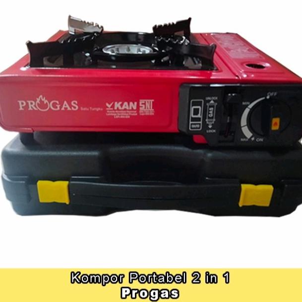 Jual Kompor Gas Portable Progas 2 In 1 E0K3Fncwar | Shopee Indonesia