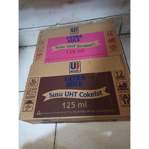 Jual SUSU UHT ULTRA MILK 125ML ( 1 KARTON ) | Shopee Indonesia