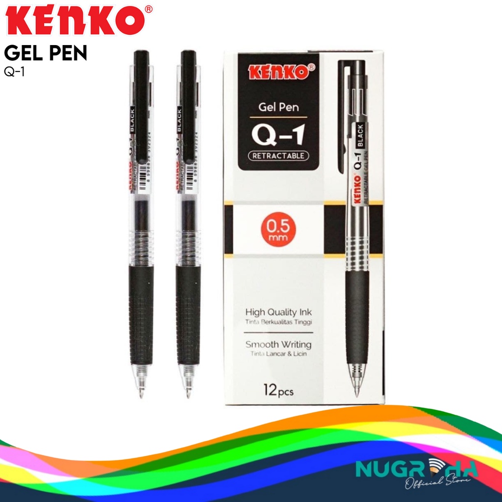Jual BALLPOINT / PULPEN / PENA GEL KENKO Q-1 | Shopee Indonesia