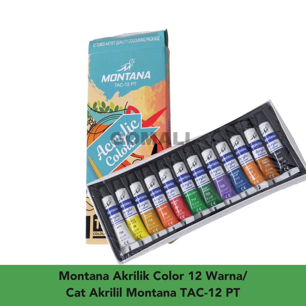 Jual Cat Akrilik Montana TAC-12 PT / Montana Akrilik acrylic Color 12 ...