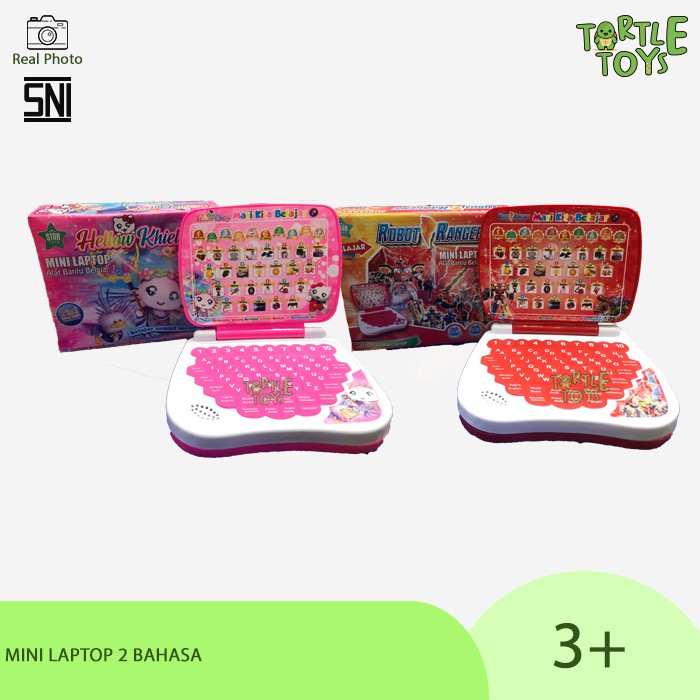 Jual MAINAN EDUKASI MINI LAPTOP 2 BAHASA | Shopee Indonesia