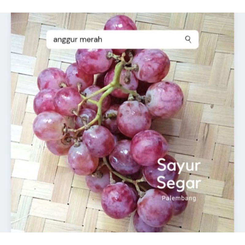 Jual Buah Anggur Merah Per 500 Gr Sayur Segar Palembang | Shopee Indonesia