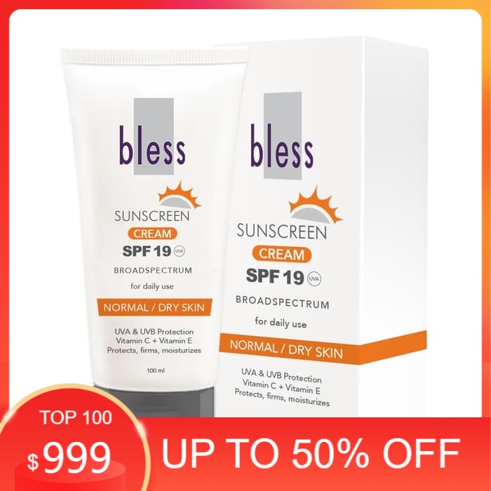 Jual Bless Sunscreen Cream 100ml | Shopee Indonesia