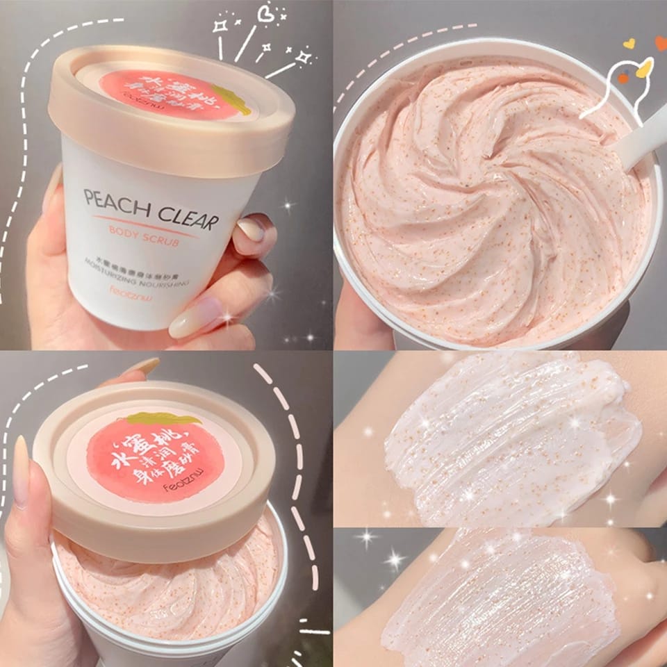 Jual HEYXI Krim Scrub Tubuh Dan Wajah Garam 350G Bath Salt Fresh Wangi ...