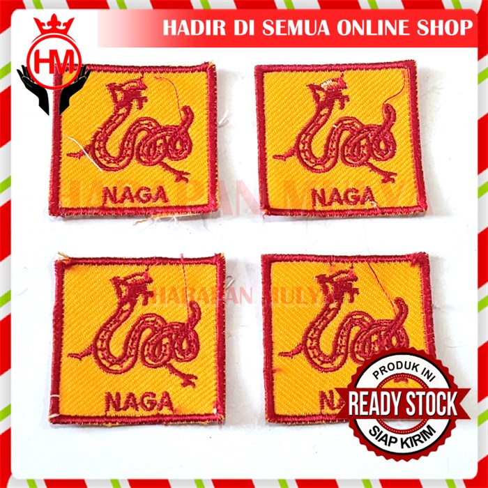 Jual Bed Bordir Tanda Regu Naga - Bordir Lambang Regu Pramuka Naga - HM ...