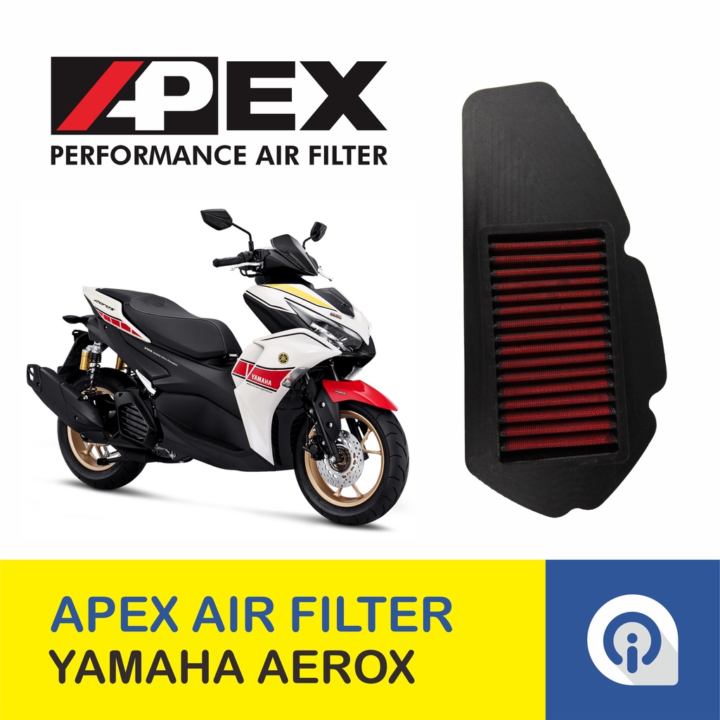 Jual Filter Udara Motor APEX Yamaha AEROX ORIGINAL AEO1801 | Shopee ...