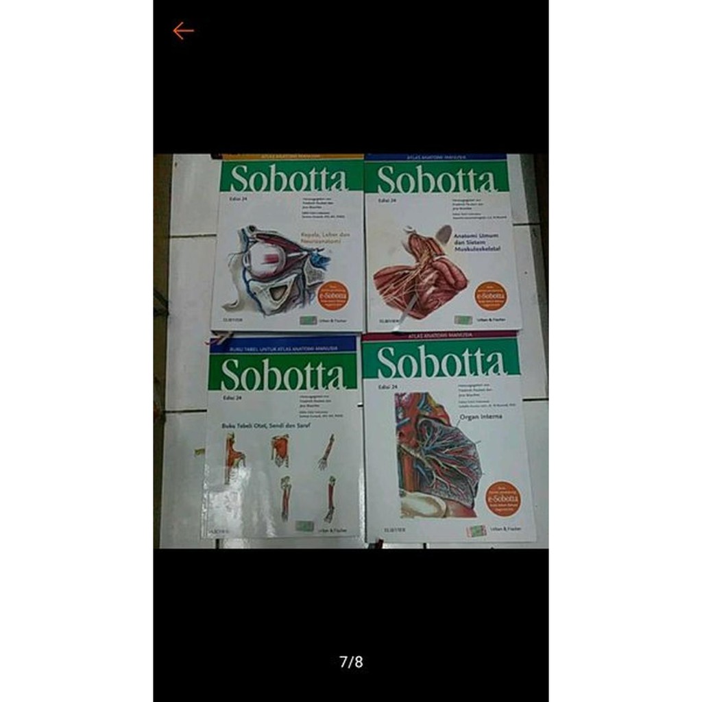 Jual Unik BUKU ATLAS ANATOMI MANUSIA SOBOTTA EDISI 24 JILID 1 2 3 PLUS ...