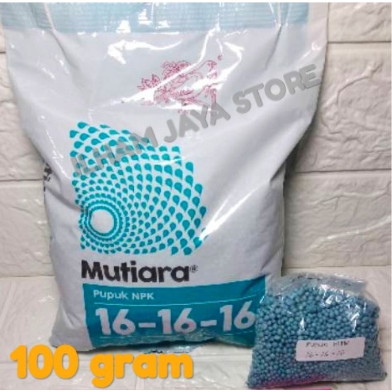Jual pupuk NPK mutiara 16-16-16 (100gram) | Shopee Indonesia