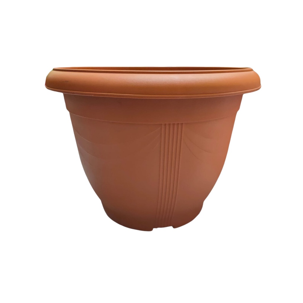 Jual GOJEK / GRAB - Pot Besar 55 TEBAL / Pot Tanaman Plastik POT COKLAT ...