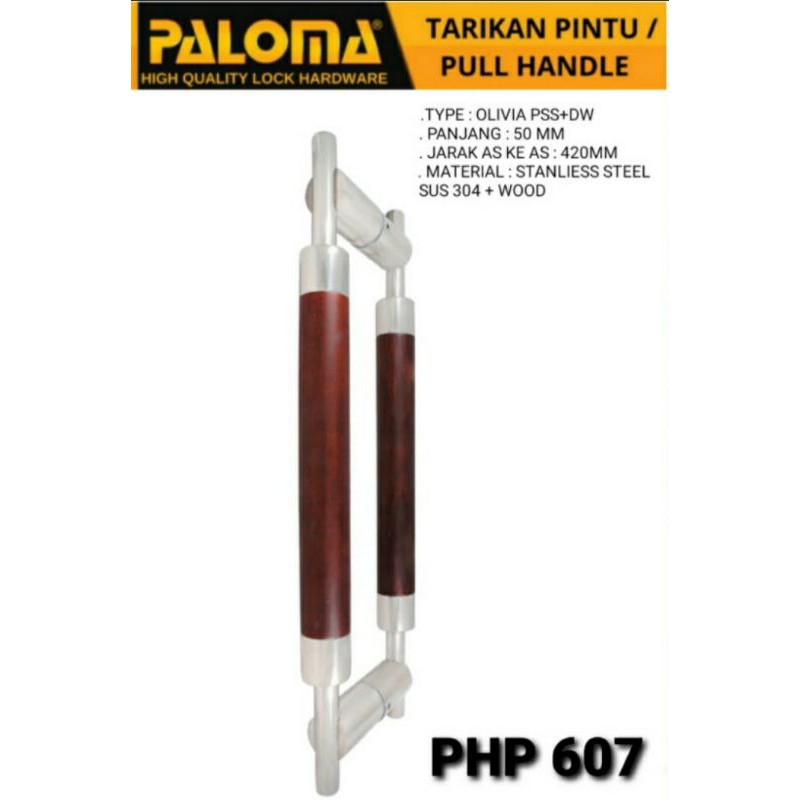 Jual PULL HANDLE PALOMA PHP 607 OLIVIA 500MM PSS+SSS GAGANG TARIKAN ...