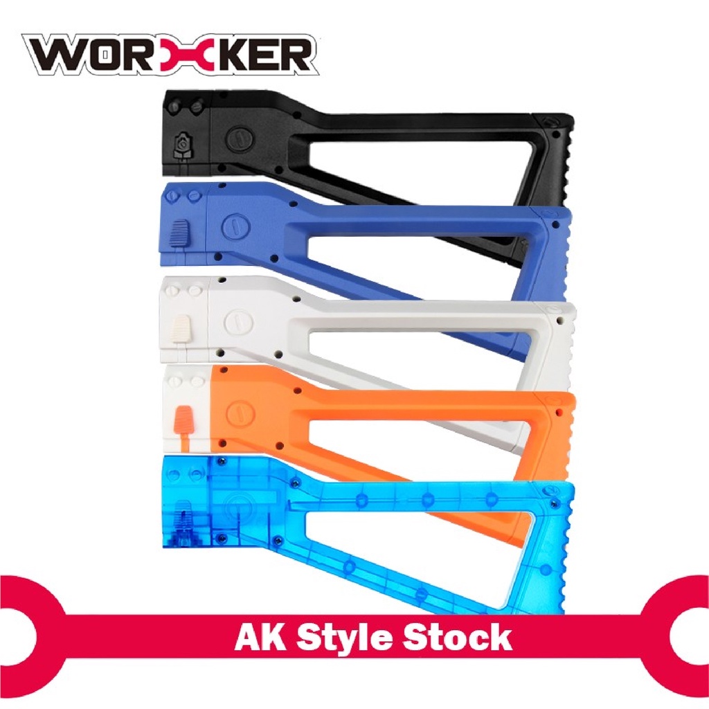 Jual WORKER Mod Nerf AK Style Shoulder Stock/Popor | Shopee Indonesia