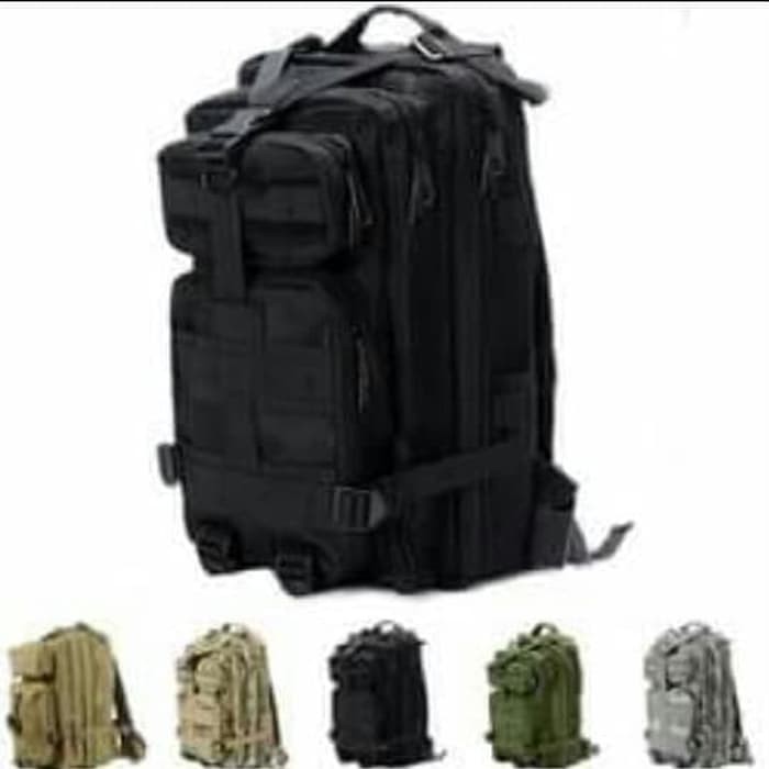 Jual tas ransel army 3p tactical backpack ukuran sedang loreng camo ...