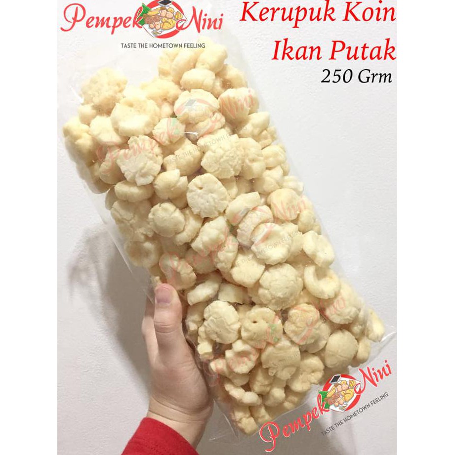 Jual Kerupuk / Kemplang Koin/Dollar Ikan Putak Asli Palembang (Pempek ...
