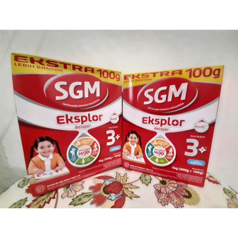 Jual SGM Eksplore 3 plus Rasa Vanilla 900gr | Shopee Indonesia