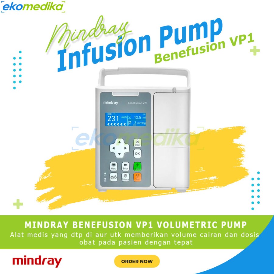 Jual Infusion Pump Benefusion VP1 Mindray / Infus Pump VP 1 MINDRAY ...