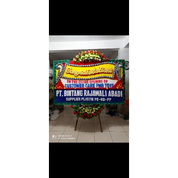 Jual Karangan bunga opening, wedding, ultah ukuran 1,25mx2m | Shopee ...